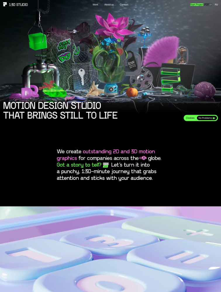 Studio Almond - Landing Page Design | Lapa Ninja