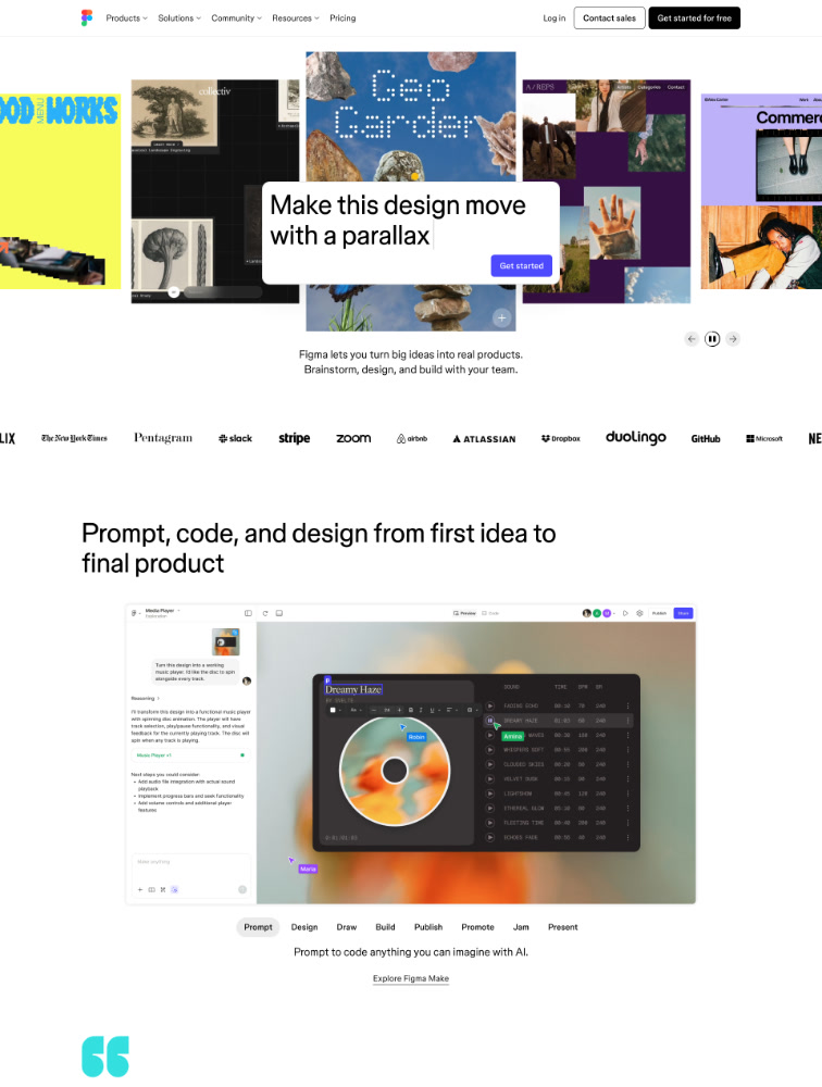 Figma - Website Showcase | Lapa Ninja