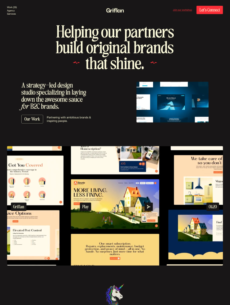 Griflan Landing Pages: 1 Examples & Inspiration | Lapa Ninja