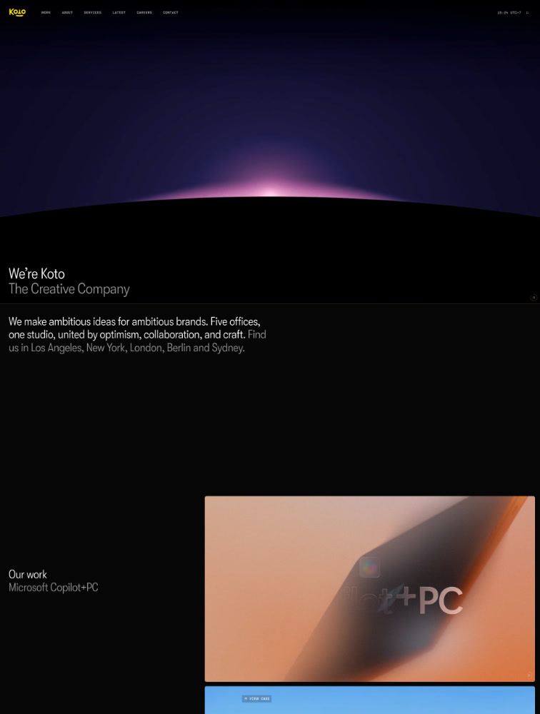 Black Landing Pages: 1752 Design Examples | Lapa Ninja