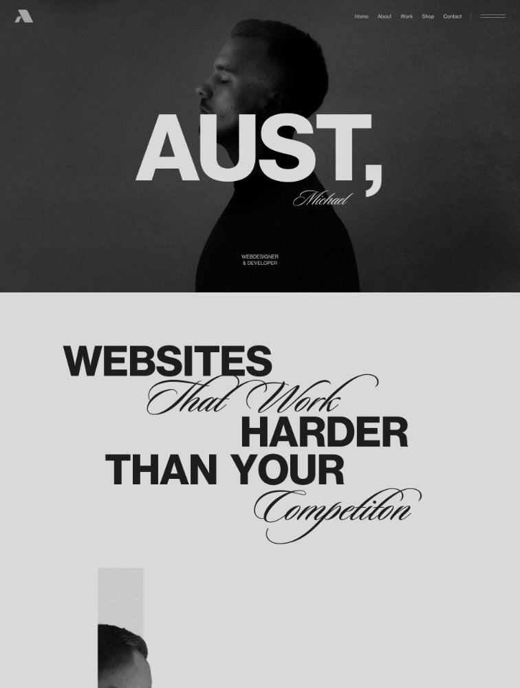 Michael-Aust Landing Pages: 1 Examples & Inspiration | Lapa Ninja