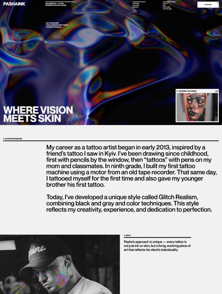 Lumen Artspace - Landing Page Design | Lapa Ninja