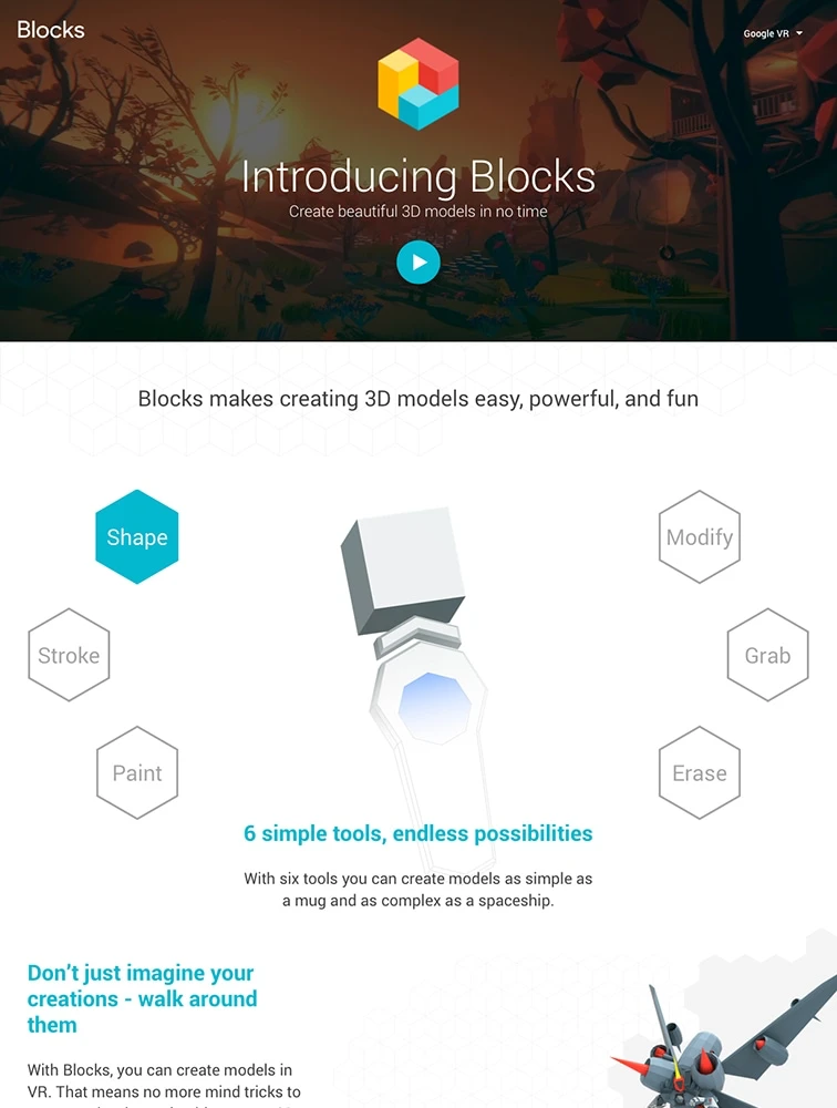 Blocks website design - Lapa Ninja