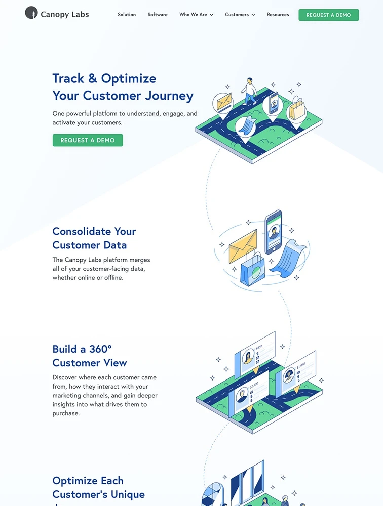 Canopy Labs website design - Lapa Ninja