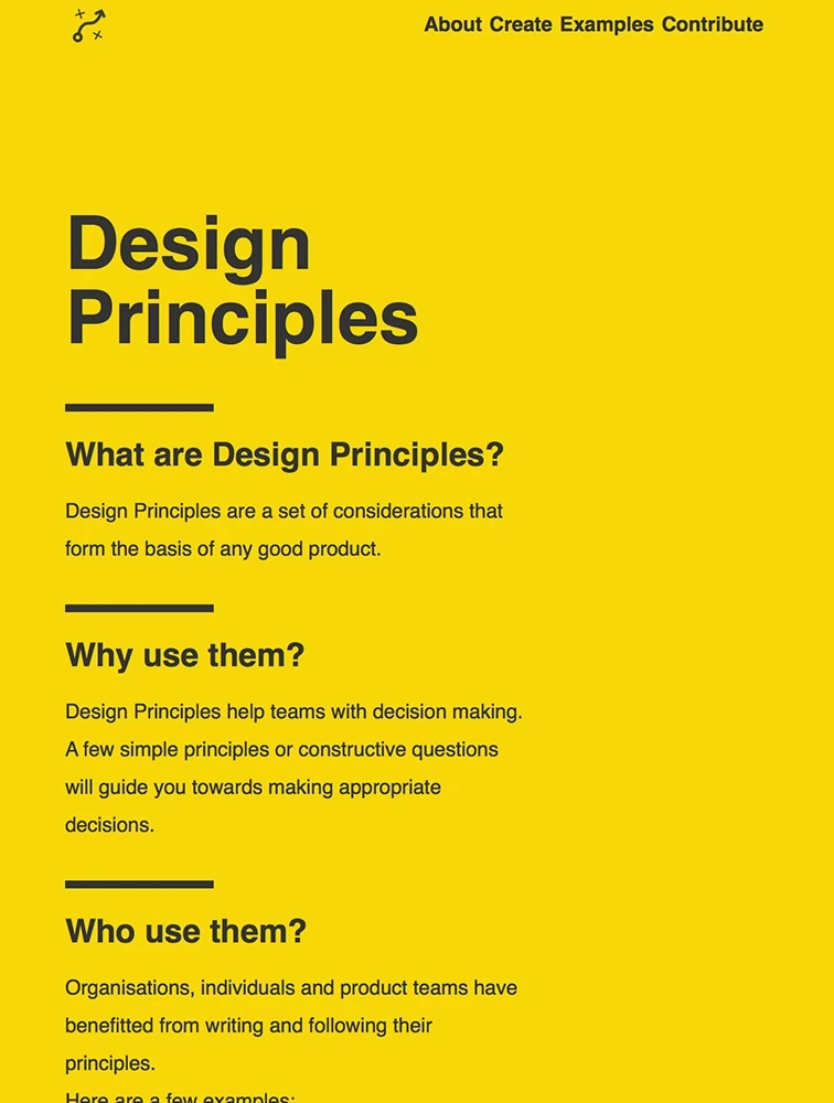 Design Principles website design - Lapa Ninja