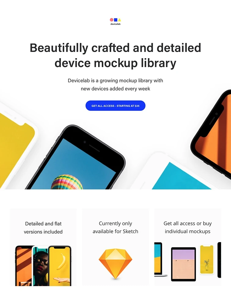 Devicelab website design - Lapa Ninja