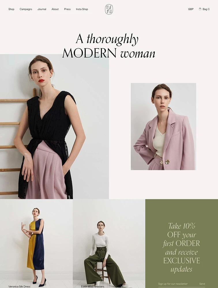 Isabelle Fox website design - Lapa Ninja