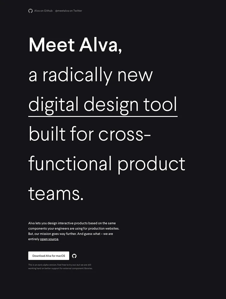 Meet Alva website design - Lapa Ninja
