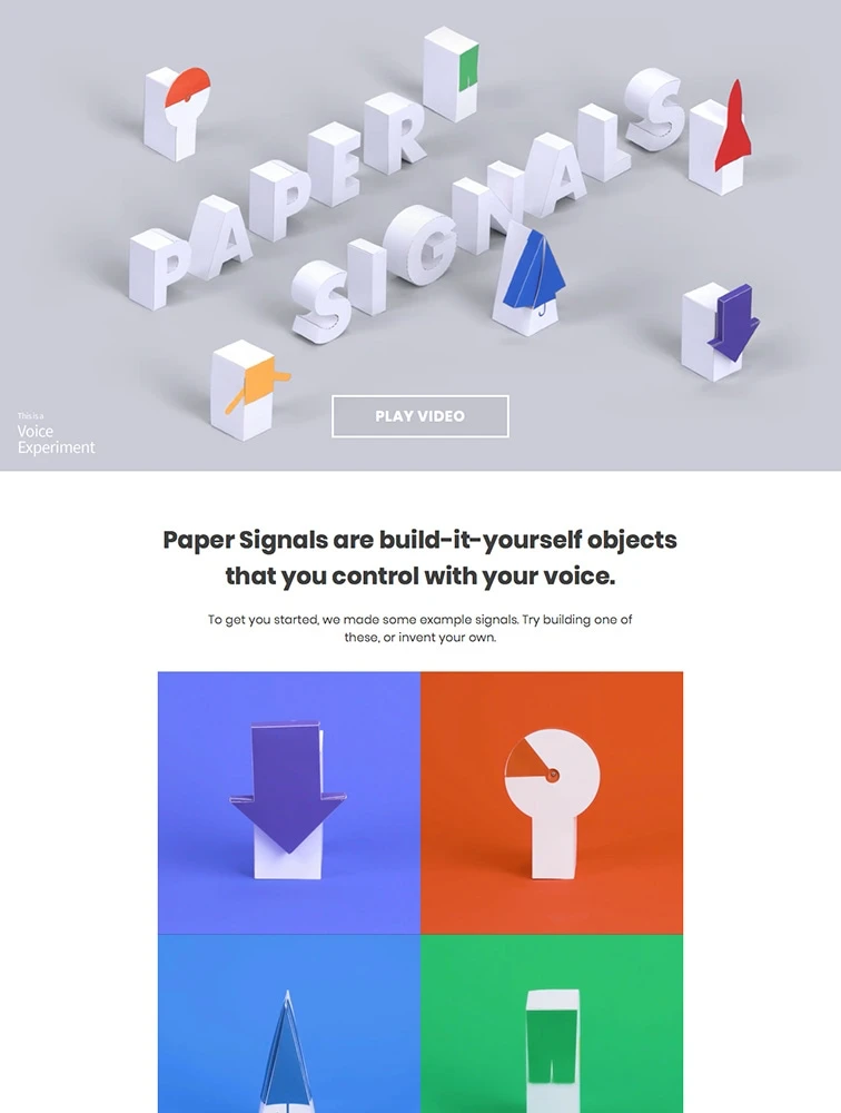 Paper Signals website design - Lapa Ninja