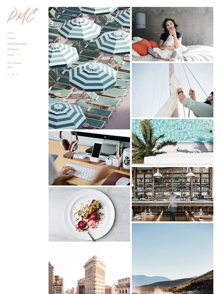 Patrick Michael Chin website design - Lapa Ninja