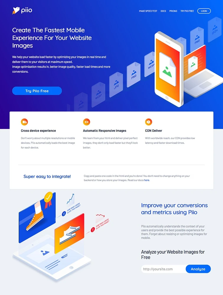 Piio website design - Lapa Ninja