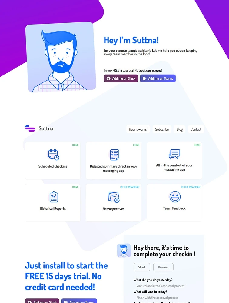 Suttna website design - Lapa Ninja