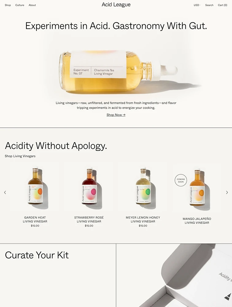 Acid League - Website Showcase | Lapa Ninja