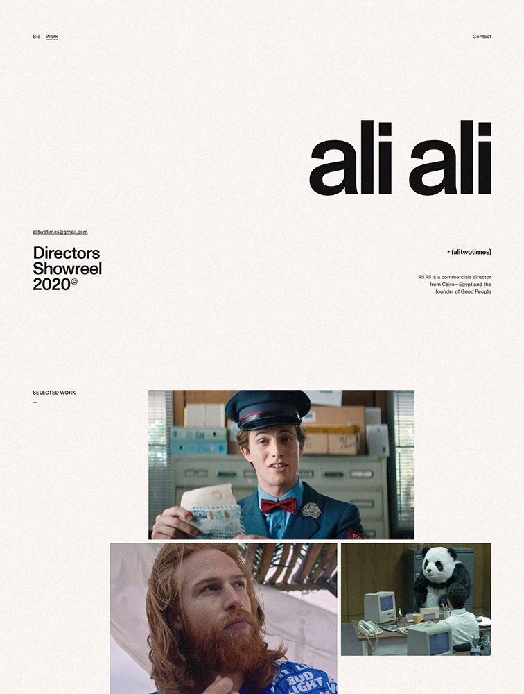 Ali Ali website design - Lapa Ninja