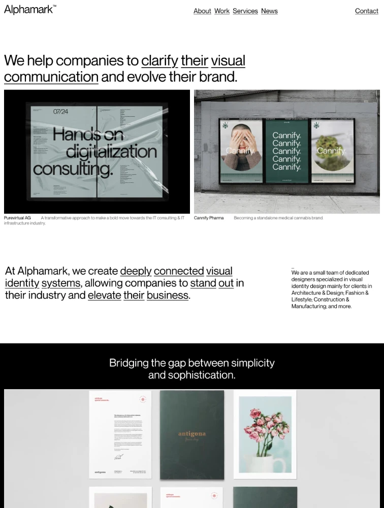 Alphamark - Website Showcase | Lapa Ninja