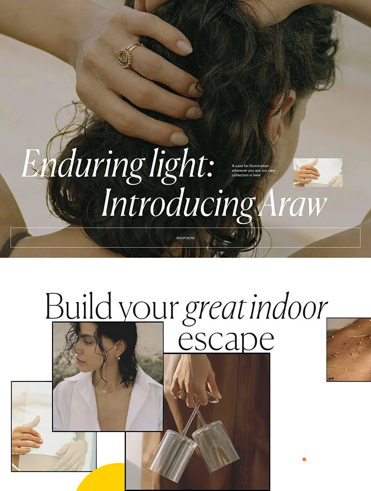 Limnia Araw website design - Lapa Ninja