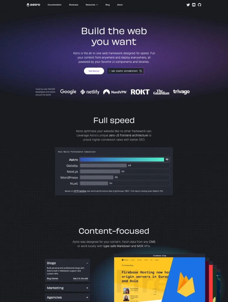 Astro website design - Lapa Ninja