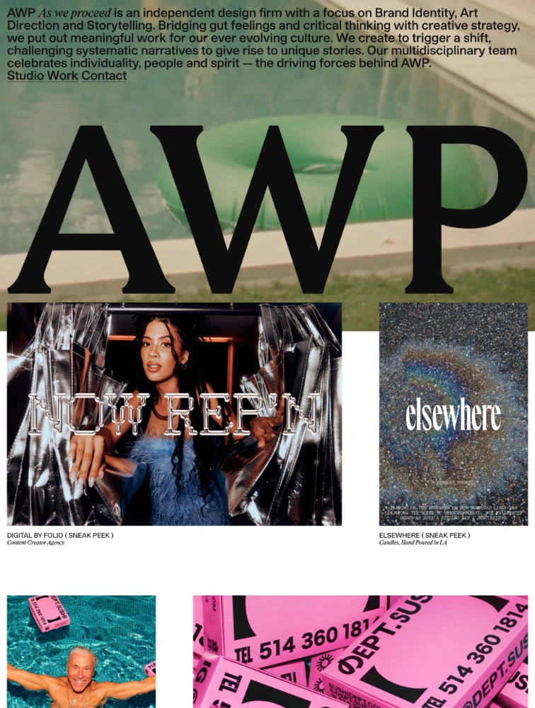 AWP website design - Lapa Ninja