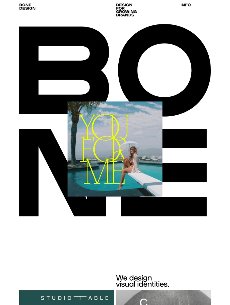 Bone Design website design - Lapa Ninja