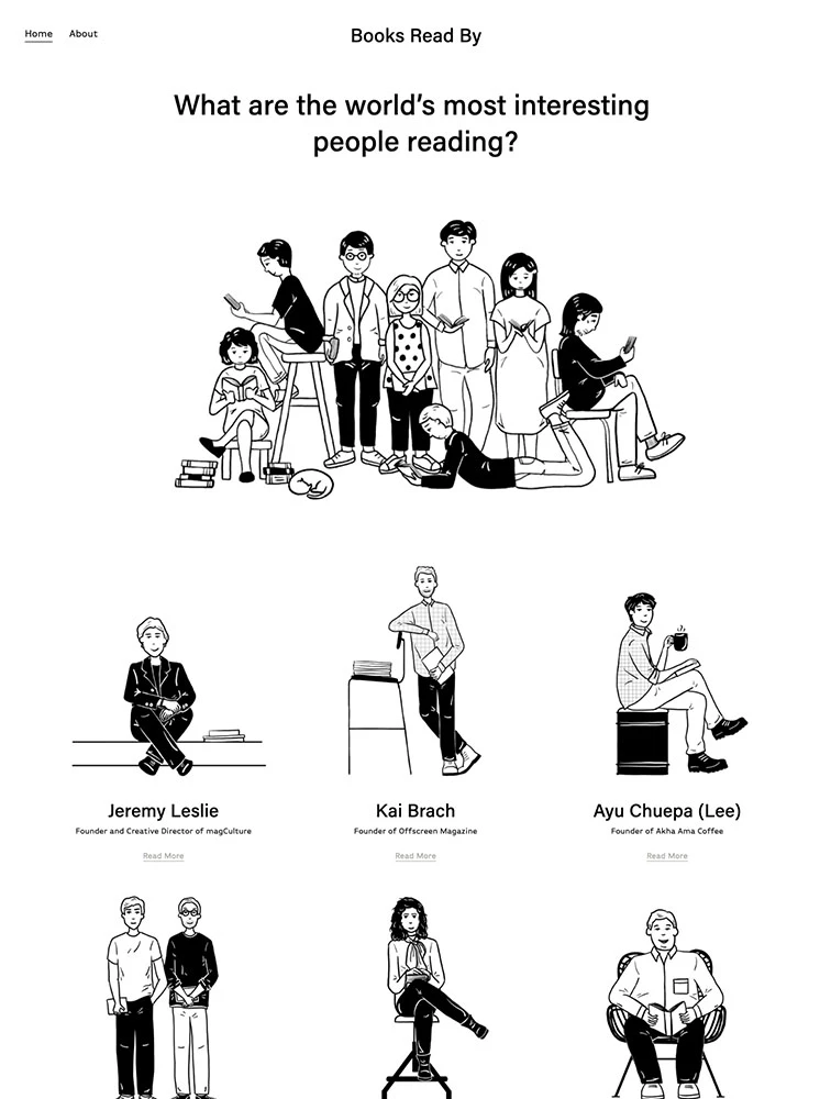 Books Read By website design - Lapa Ninja