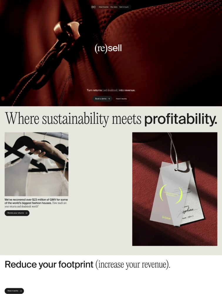 (Re)vive - Website Showcase | Lapa Ninja