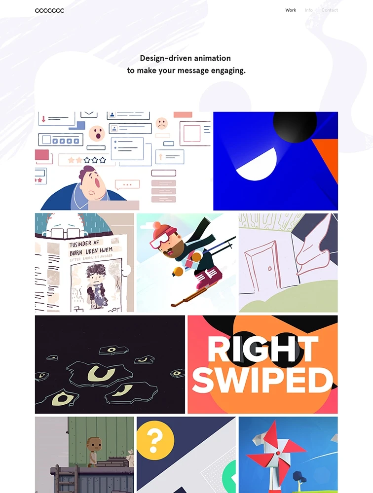 ccccccc website design - Lapa Ninja