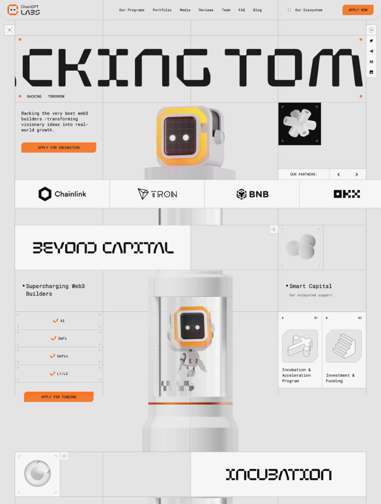 ChainGPT Labs website design - Lapa Ninja