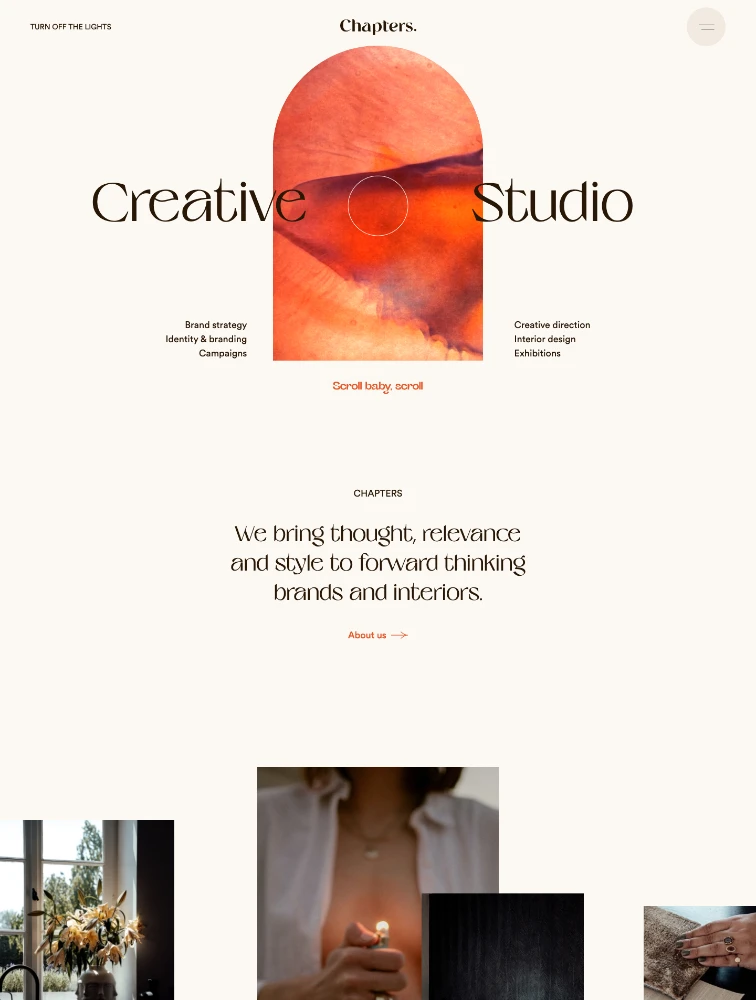 Chapters Studio - Website Showcase | Lapa Ninja