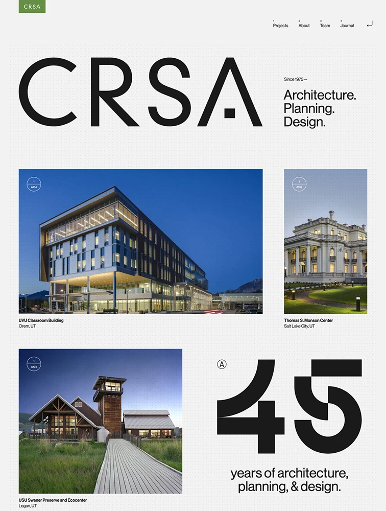 CRSA website design - Lapa Ninja