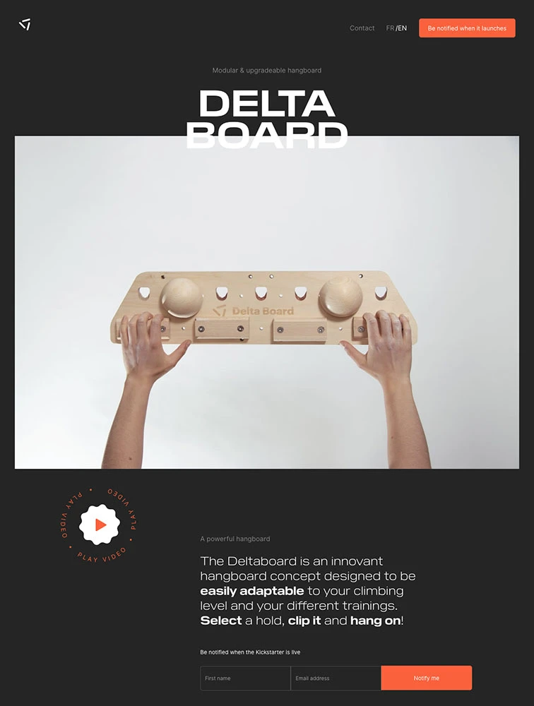 Delta Board website design - Lapa Ninja