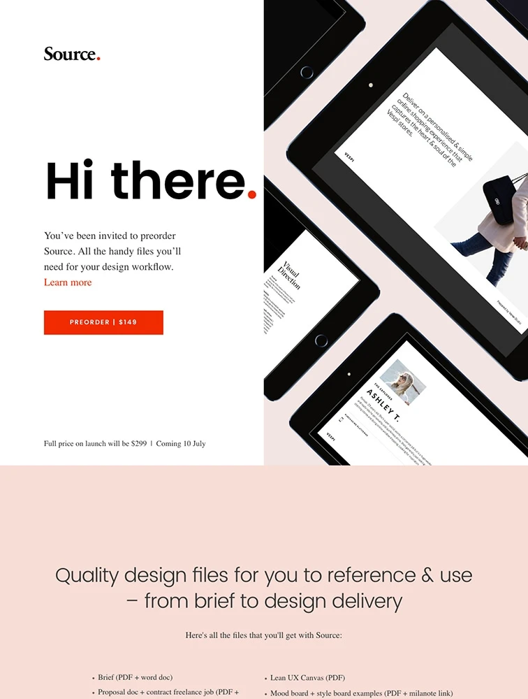 Source website design - Lapa Ninja