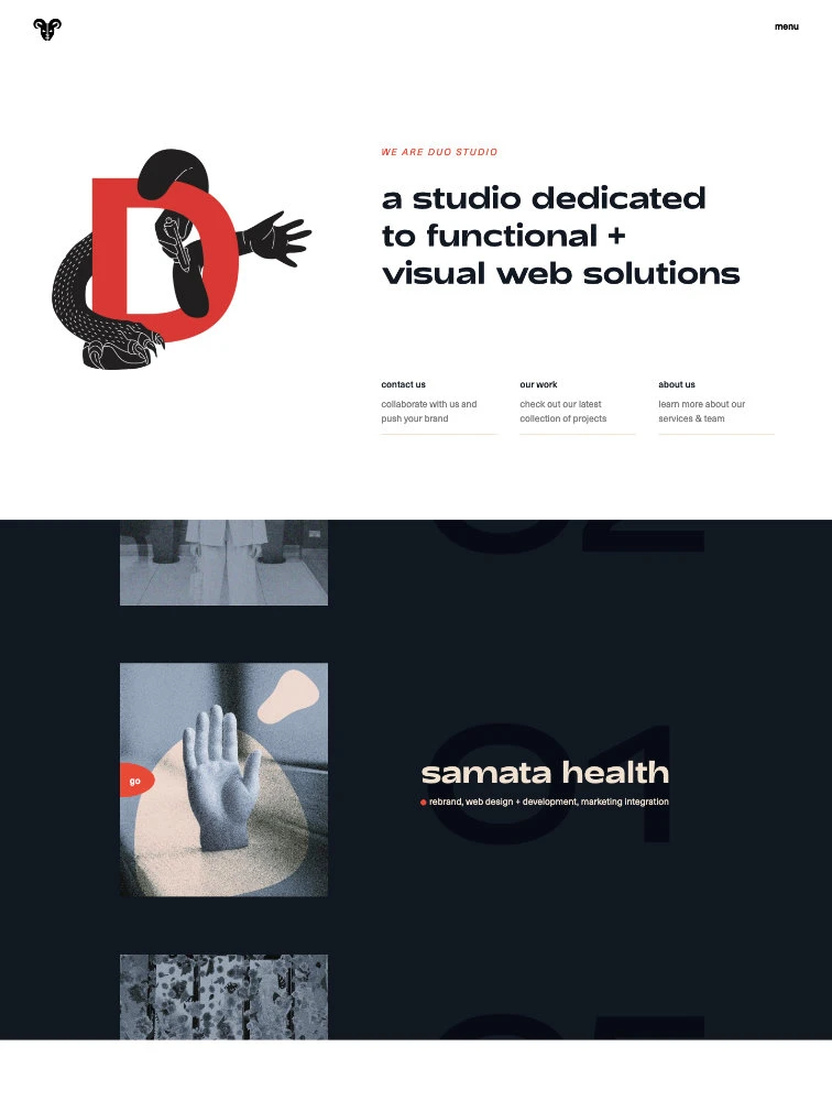 Duo Studio - Website Showcase | Lapa Ninja