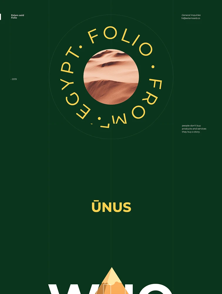 Eslam Said website design - Lapa Ninja