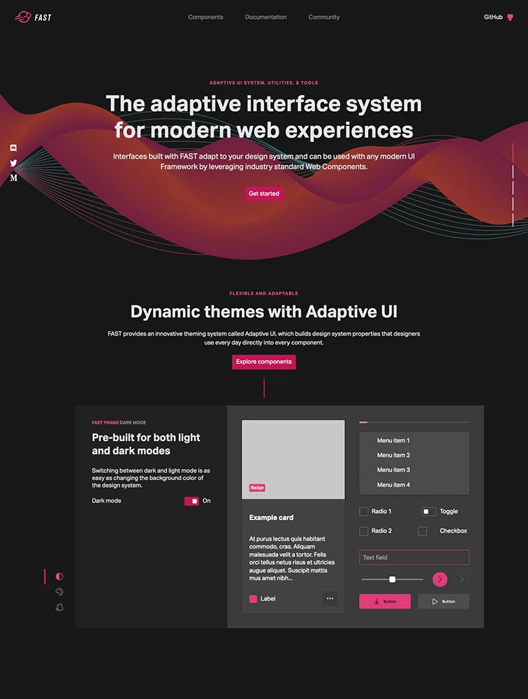 FAST website design - Lapa Ninja