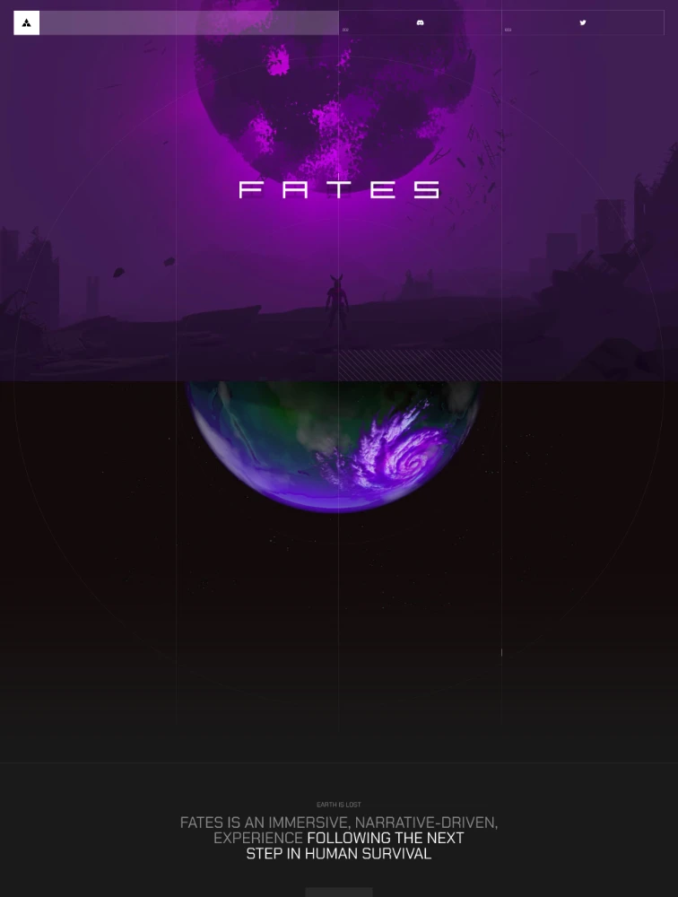 FATES website design - Lapa Ninja