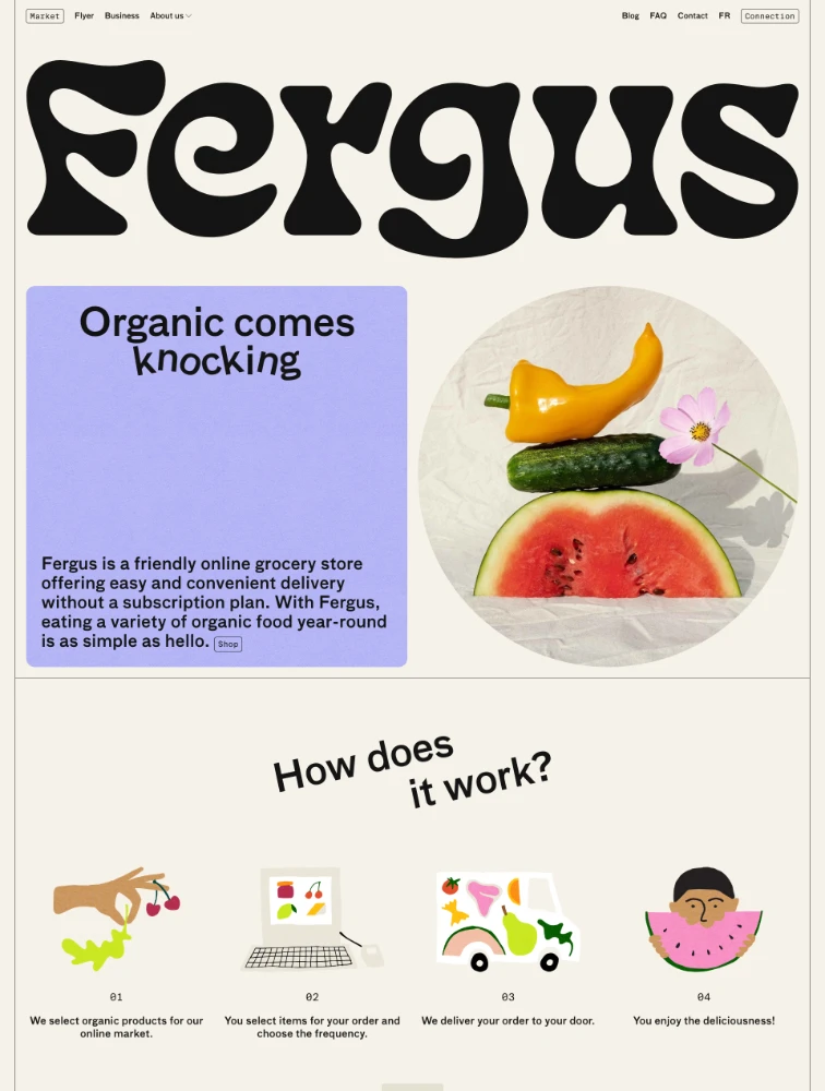 Fergus website design - Lapa Ninja