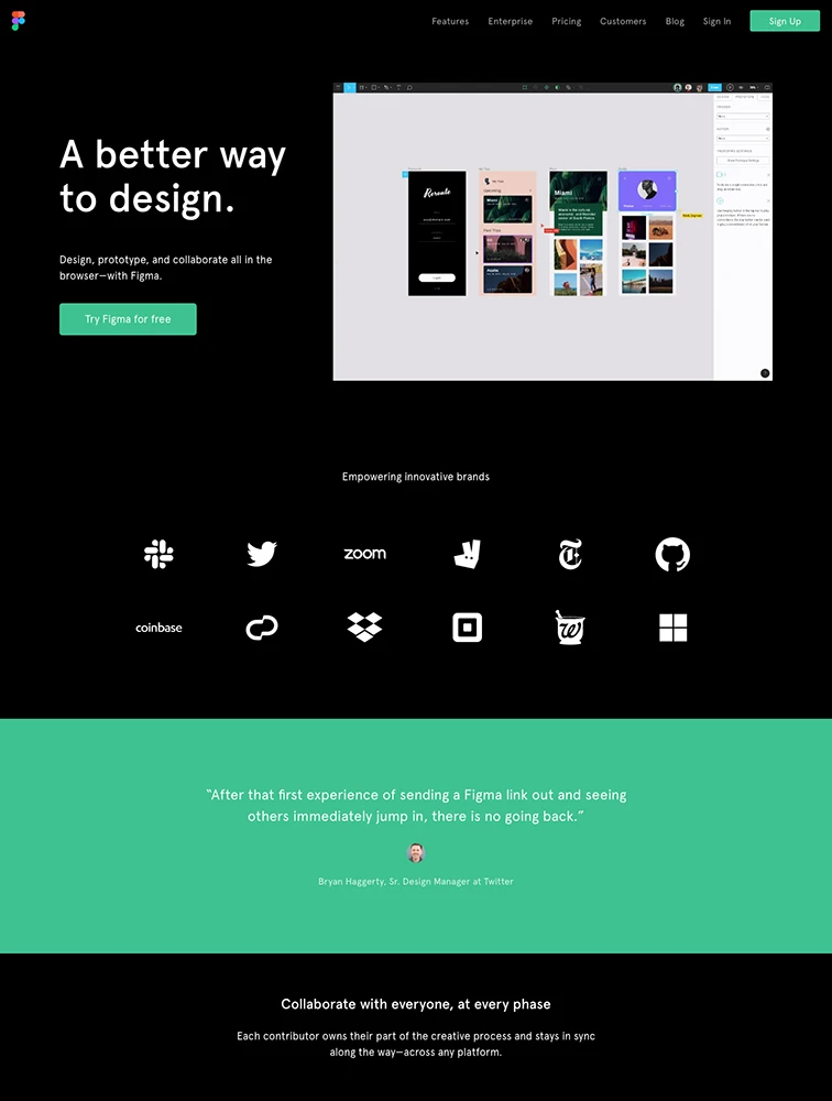 Figma website design - Lapa Ninja