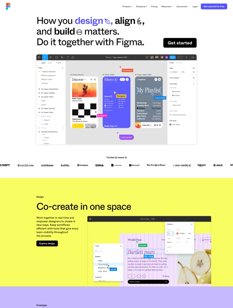 Figma website design - Lapa Ninja