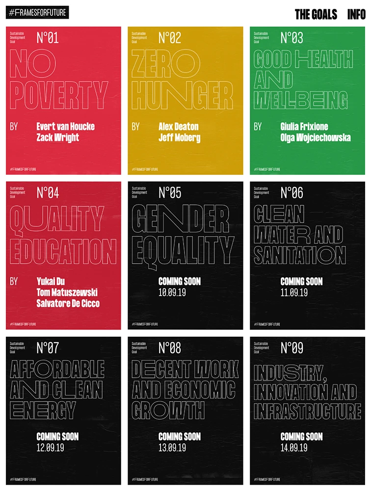 Frames For Future website design - Lapa Ninja