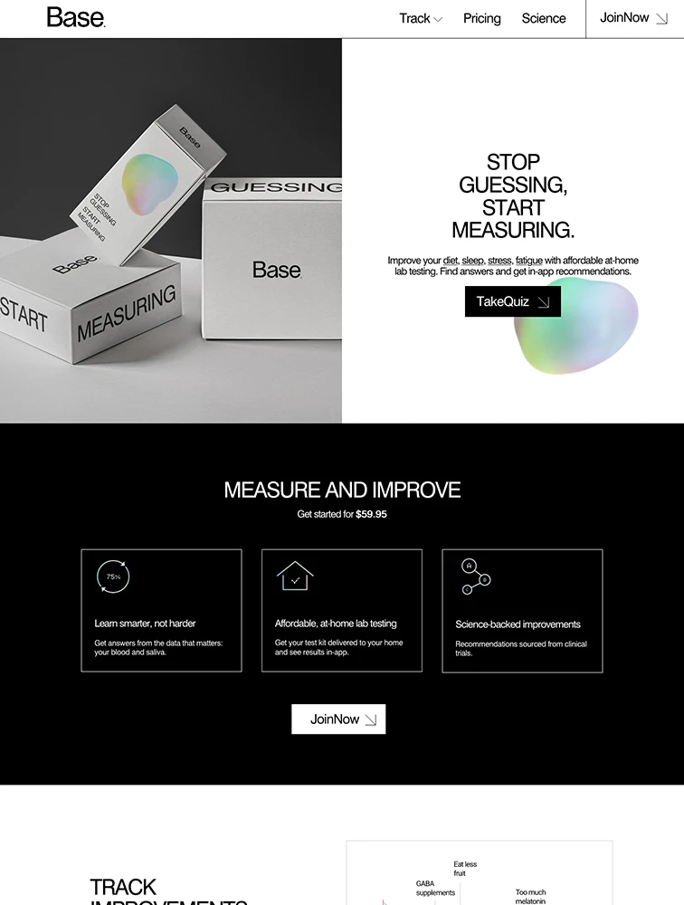 Base website design - Lapa Ninja