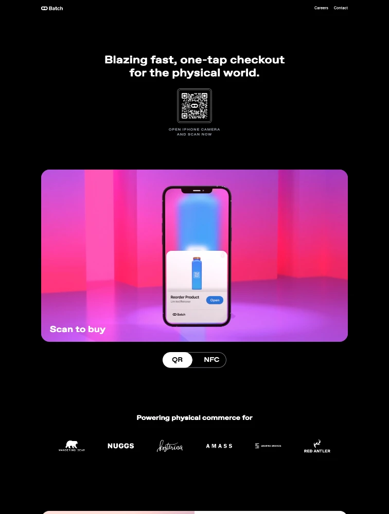 Batch website design - Lapa Ninja