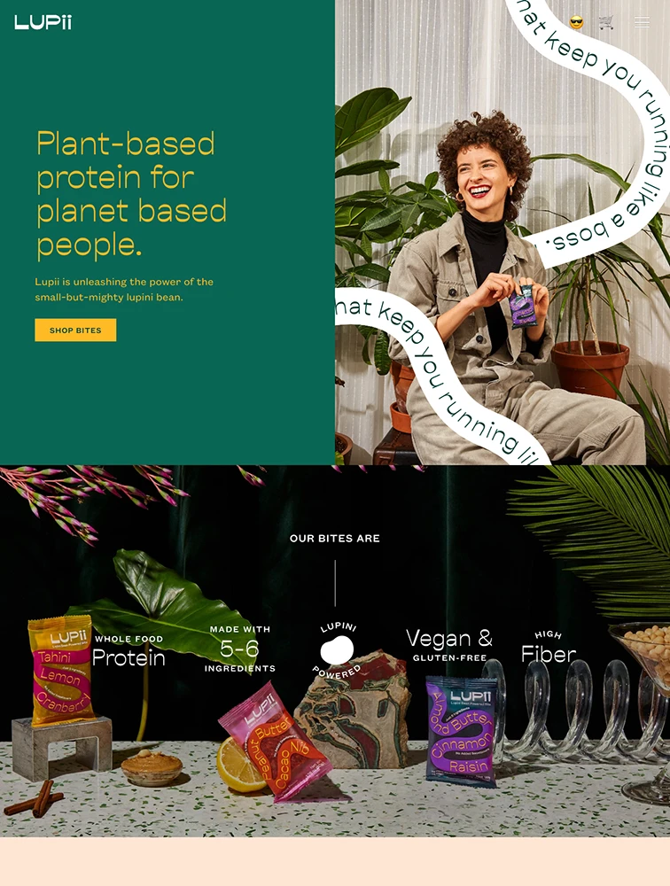 Lupii website design - Lapa Ninja