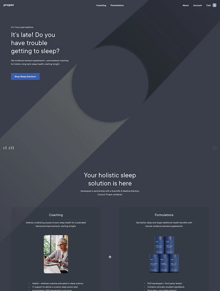 Proper website design - Lapa Ninja