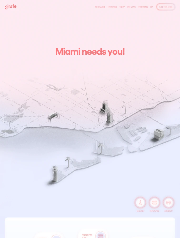 Girafe website design - Lapa Ninja