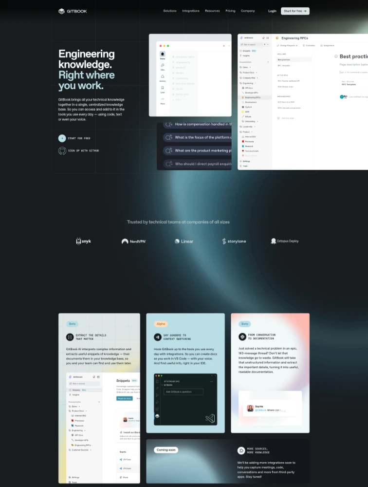 Gitbook Website Design Lapa Ninja