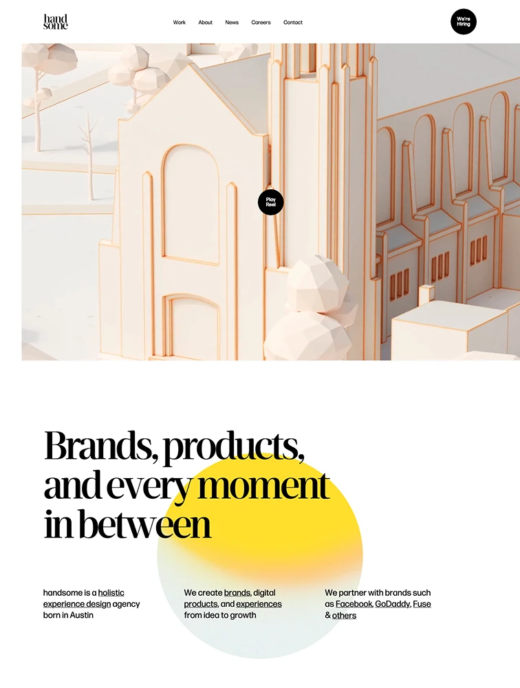 handsome - Website Showcase | Lapa Ninja