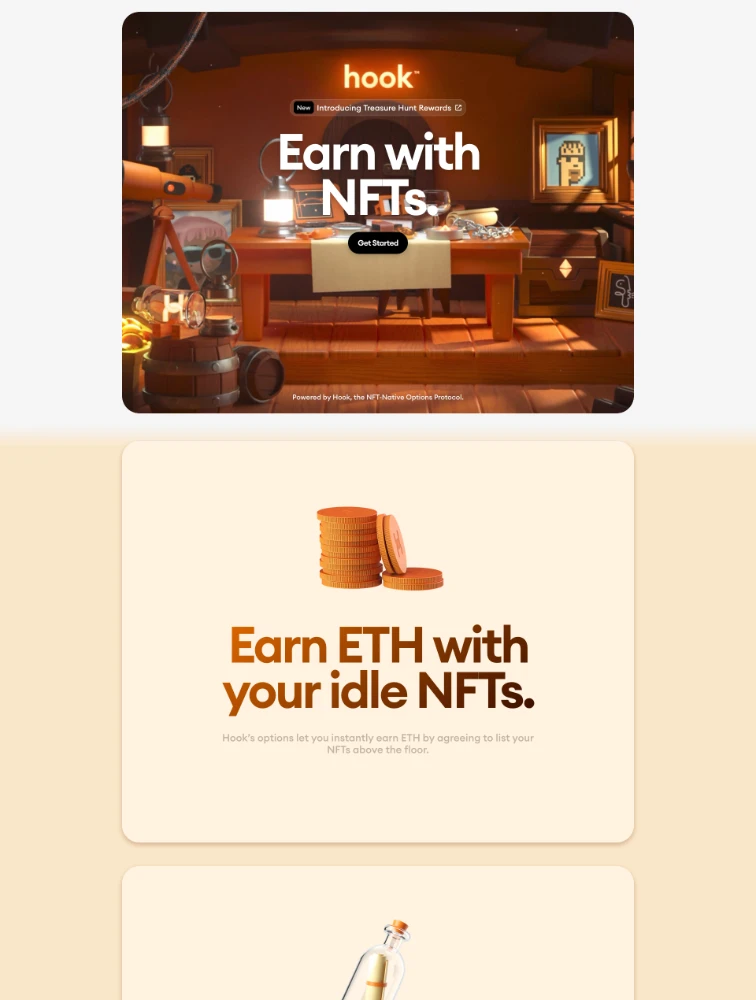 Hook website design - Lapa Ninja