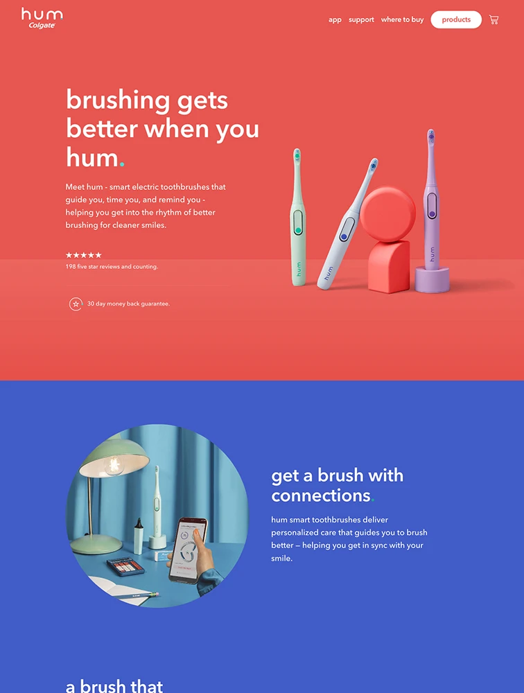 hum - Website Showcase | Lapa Ninja