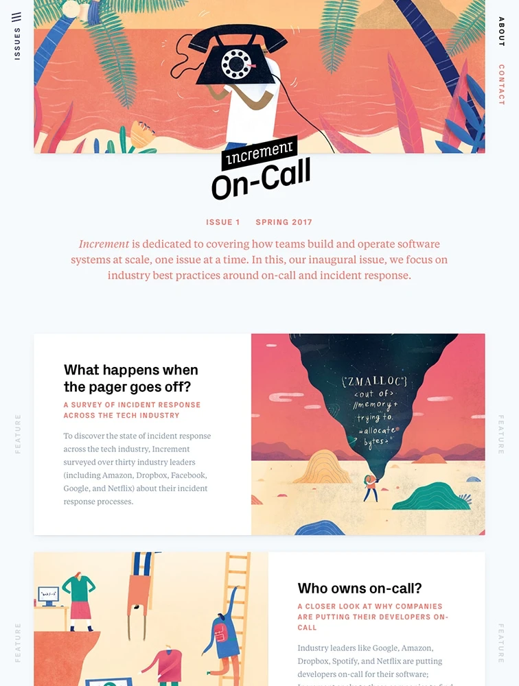 Increment website design - Lapa Ninja