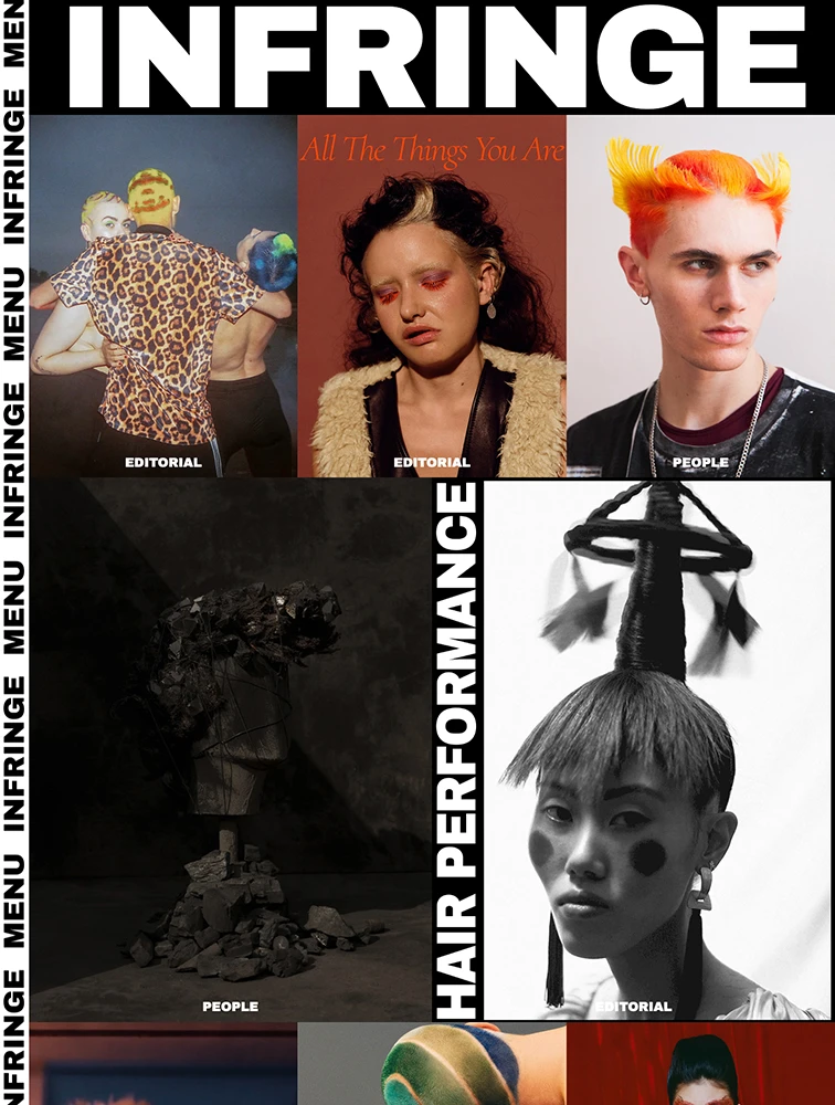 INFRINGE website design - Lapa Ninja